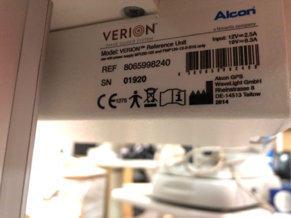 Biomètre Alcon Verion | Numelec